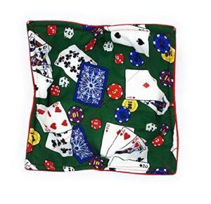 poker microwave cozy gambling reversible microwavable bowl holder las vegas playing cards soup buddy man cave gaming dice potholder masculine handmade housewarming hostess gift under 10