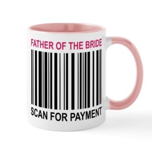 cafepress father of the bride mug ceramic coffee mug, tea cup 11 oz