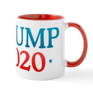 cafepress donald trump 2020 mug ceramic coffee mug, tea cup 11 oz