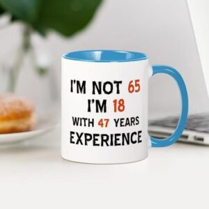 CafePress 65 Year Old Designs Mug Ceramic Coffee Mug, Tea Cup 11 oz