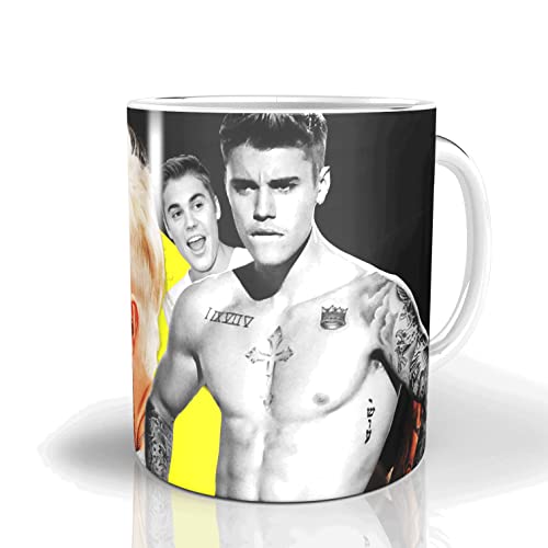 Mug 11oz 15oz White Ceramic Justin St Bieber Event Holiday Birthday New Year Friends Family Father Day Tea Cups Hot And Iced Coffee Water Gift Christmas