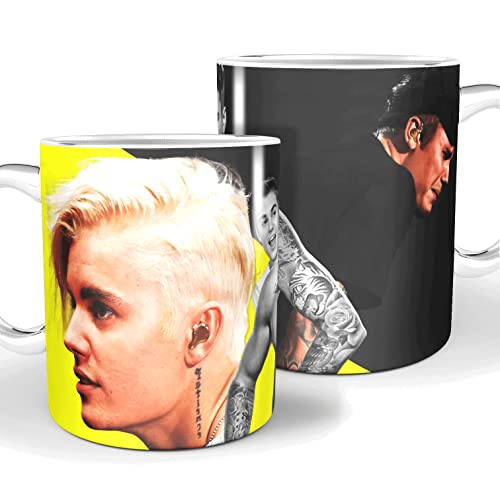 Mug 11oz 15oz White Ceramic Justin St Bieber Event Holiday Birthday New Year Friends Family Father Day Tea Cups Hot And Iced Coffee Water Gift Christmas