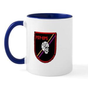 cafepress psy ops patch mug ceramic coffee mug, tea cup 11 oz