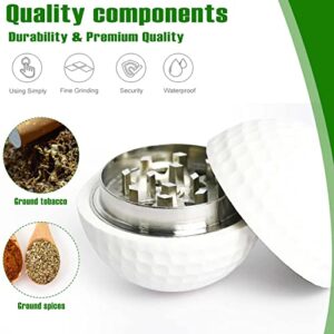 KOCAWIS Spice Grinder Multifunctional Golf Ball Vanilla Grinder Set 3-Pack Creative Vanilla Grinder Father's Day Gift for Dad Grandpa