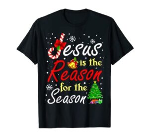 christian jesus the reason christmas stocking stuffer gifts t-shirt