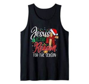 christian jesus the reason christmas stocking stuffer gifts tank top