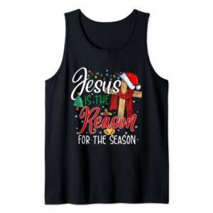 Christian Jesus The Reason Christmas Stocking Stuffer Gifts Tank Top