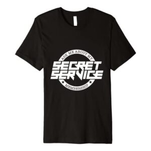 Funny Secret Service Membership Spy Agent Movies Mens Premium T-Shirt