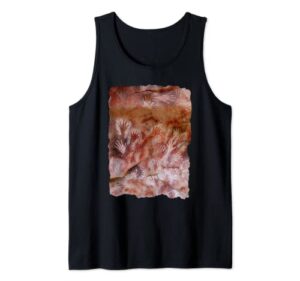 cave painting shirt prehistoric art hands cueva de las manos tank top