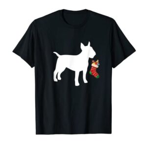 Bull Terrier Christmas Stocking Stuffer Dog T-Shirt