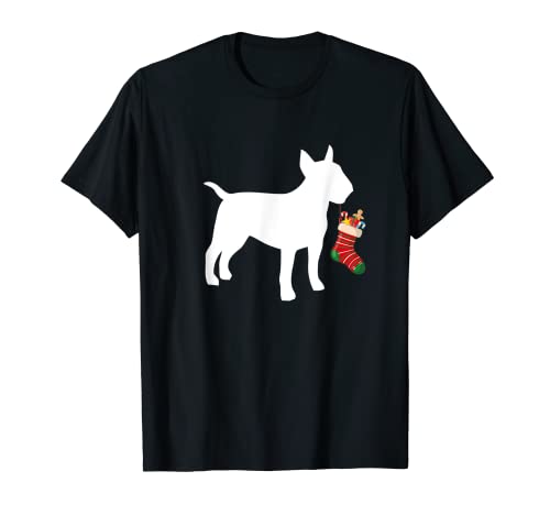 Bull Terrier Christmas Stocking Stuffer Dog T-Shirt