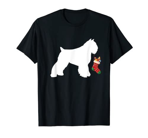 Bouvier des Flandres Christmas Stocking Stuffer Dog T-Shirt