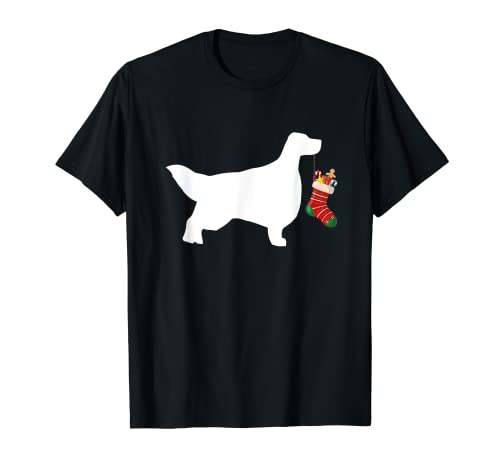 English Setter Christmas Stocking Stuffer Dog T-Shirt