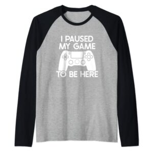 Gamer Gifts for Teen Boys - Gaming Stocking Stuffers Raglan Baseball Tee