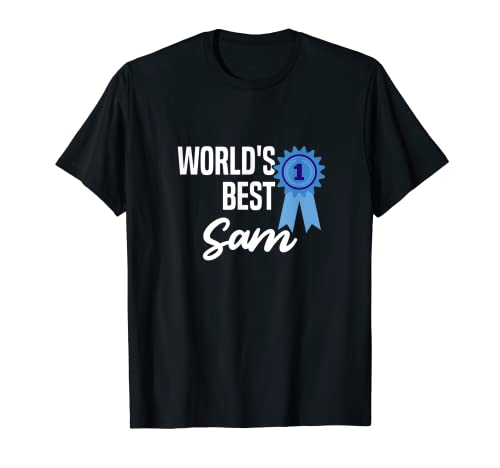 World's Best Sam Name Personalized T-Shirt