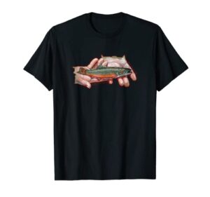 brook trout brookie fly fishing fisherman t-shirt