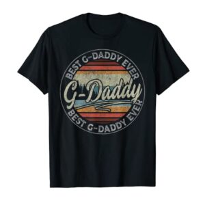 Mens Vintage American Flag Best G-Daddy Ever Gift For Fathers Day T-Shirt