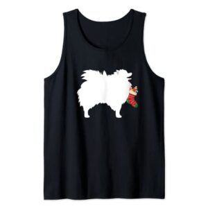 Pomeranian Christmas Stocking Stuffer Dog Tank Top