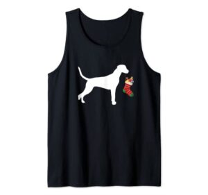 dalmatian christmas stocking stuffer dog tank top