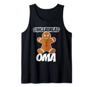 gingerbread oma christmas stocking stuffer tank top