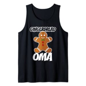 Gingerbread Oma Christmas Stocking Stuffer Tank Top