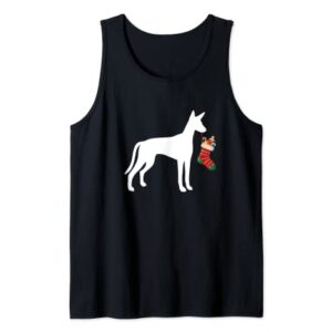 Ibizan Hound Christmas Stocking Stuffer Dog Tank Top