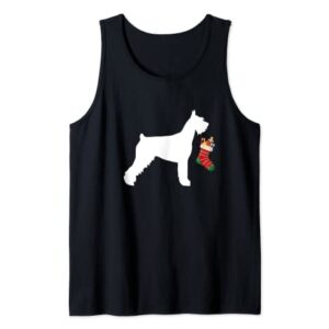 Giant Schnauzer Christmas Stocking Stuffer Dog Tank Top