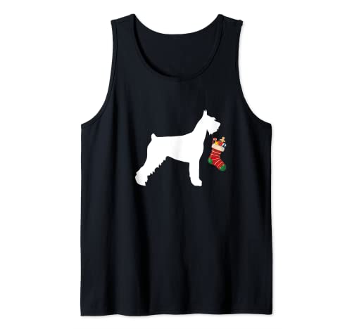 Giant Schnauzer Christmas Stocking Stuffer Dog Tank Top