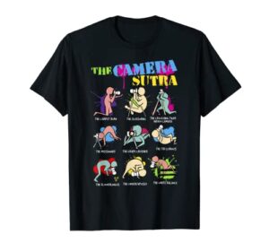 funny camera sutra gift design design t-shirt