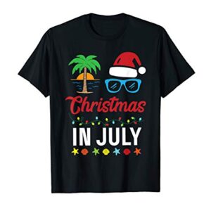 Christmas in July Sunglasses Beach T-Shirt