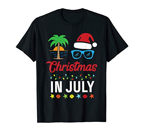 Christmas in July Sunglasses Beach T-Shirt