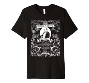 charles darwin origin of species graphic t shirt