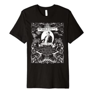 Charles Darwin Origin of Species graphic t shirt