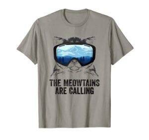 cool snowboard for men women kids ski lover mountain skier t-shirt