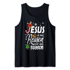 Christian Jesus The Reason Christmas Stocking Stuffer Tank Top