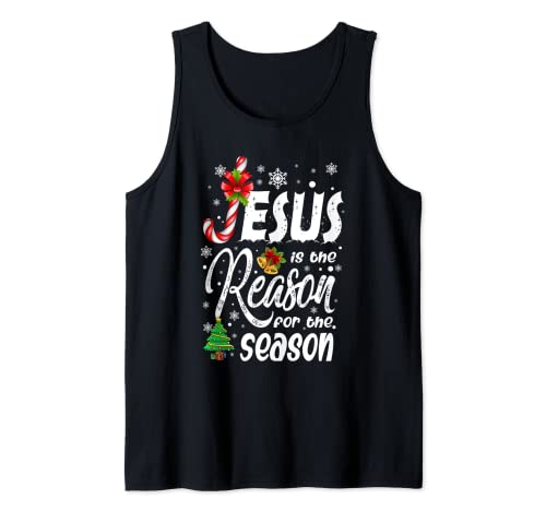 Christian Jesus The Reason Christmas Stocking Stuffer Tank Top