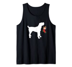 spinone italiano christmas stocking stuffer dog tank top