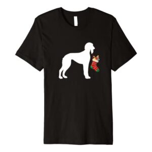 Saluki Christmas Stocking Stuffer Dog Premium T-Shirt