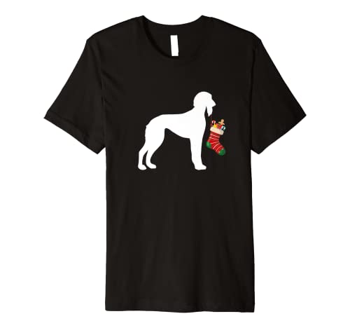 Saluki Christmas Stocking Stuffer Dog Premium T-Shirt