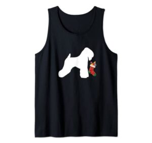 wheaten terrier christmas stocking stuffer dog tank top