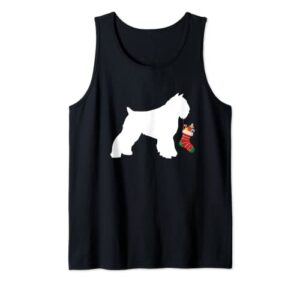 bouvier des flandres christmas stocking stuffer dog tank top