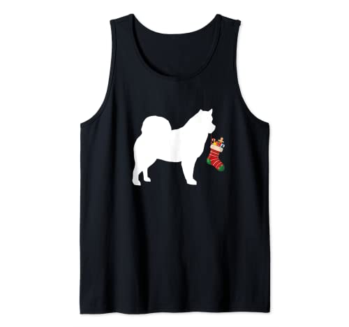 Alaskan Malamute Christmas Stocking Stuffer Dog Tank Top