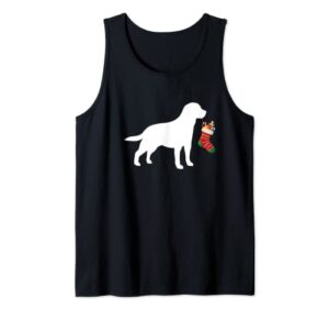 labrador retriever christmas stocking stuffer dog tank top