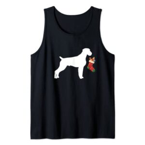 German Wirehaired Pointer Christmas Stocking Stuffer Dog Tank Top