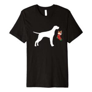 English Pointer Christmas Stocking Stuffer Dog Premium T-Shirt