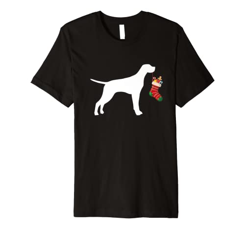 English Pointer Christmas Stocking Stuffer Dog Premium T-Shirt