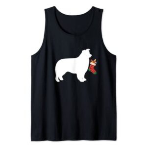 Australian Shepherd Christmas Stocking Stuffer Dog Tank Top