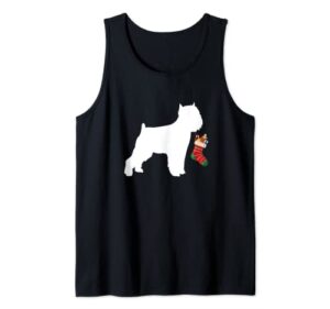 brussels griffon christmas stocking stuffer dog tank top