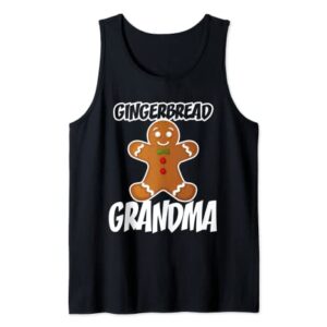 Gingerbread Grandma Christmas Stocking Stuffer Tank Top