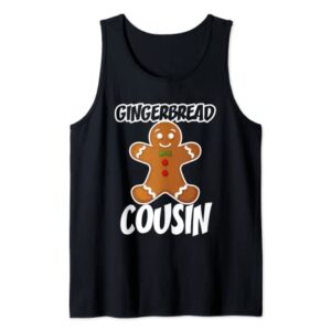 Gingerbread Cousin Christmas Stocking Stuffer Tank Top